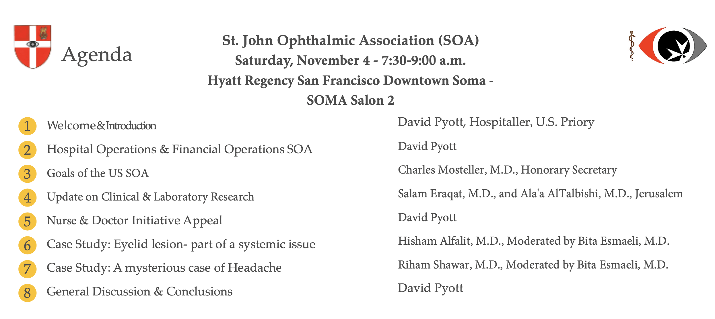 2023: 5th AAO Meeting, San Francisco - SOA